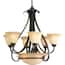 Progress Lighting Torino Collection 3-Light Forged Bronze Ceiling Fan ...
