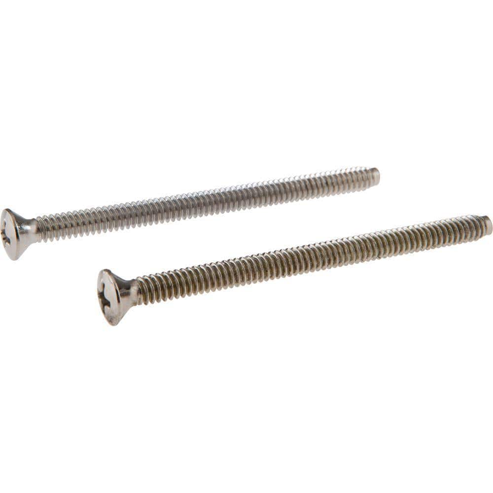 Delta Pair of Escutcheon Screws in Chrome RP196 - The Home Depot