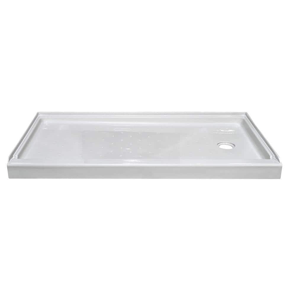 Lyons Industries Elite 60 in. x 32 in. Single Threshold Shower Base ...