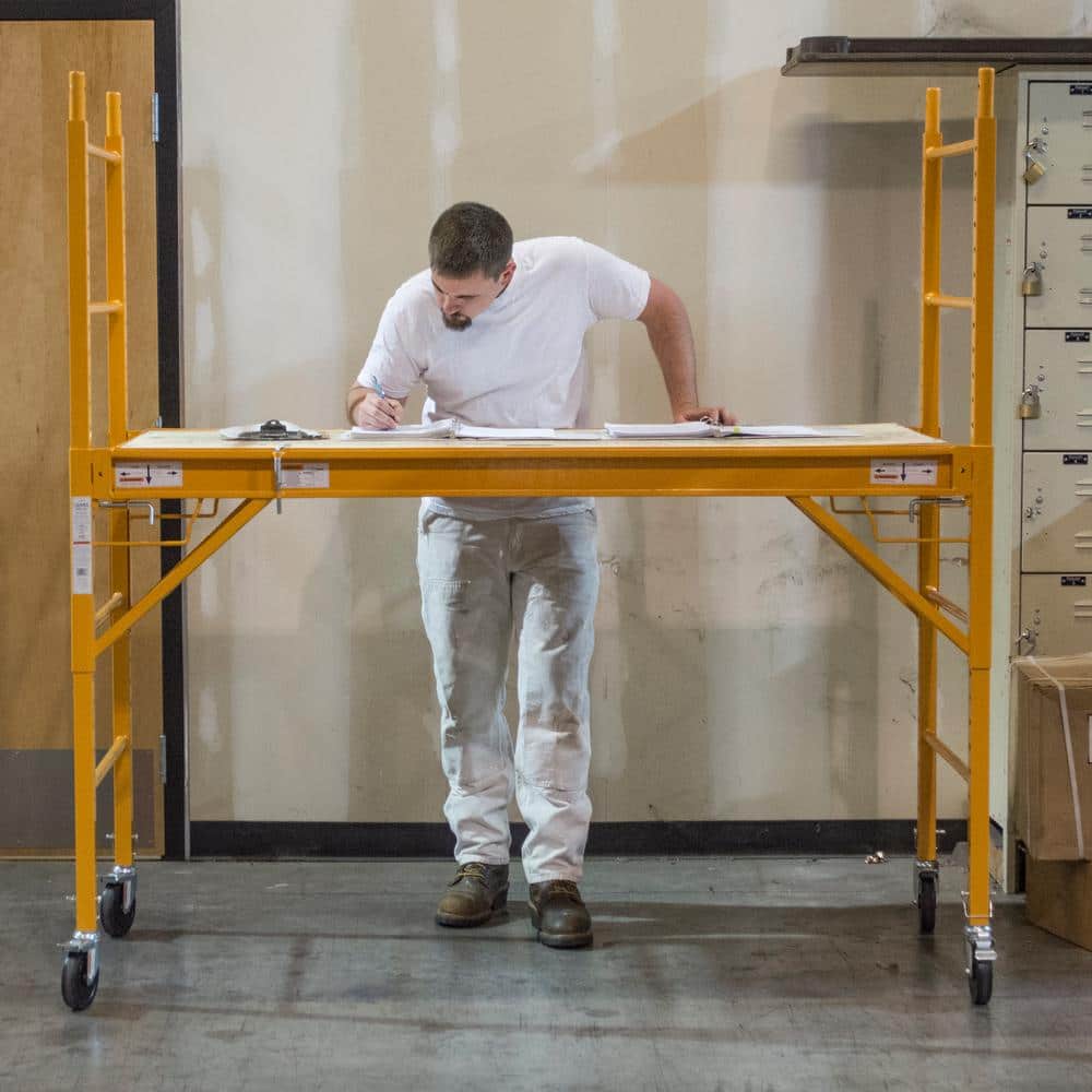 Buy 6 ft. x 6 ft. x 2.4 ft. Multi-Use Drywall Baker Scaffolding with ...