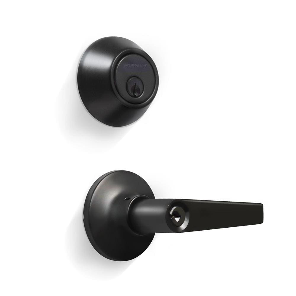 Premier Lock Oil-Rubbed Bronze Entry Door Handle Combo Lock Set with ...