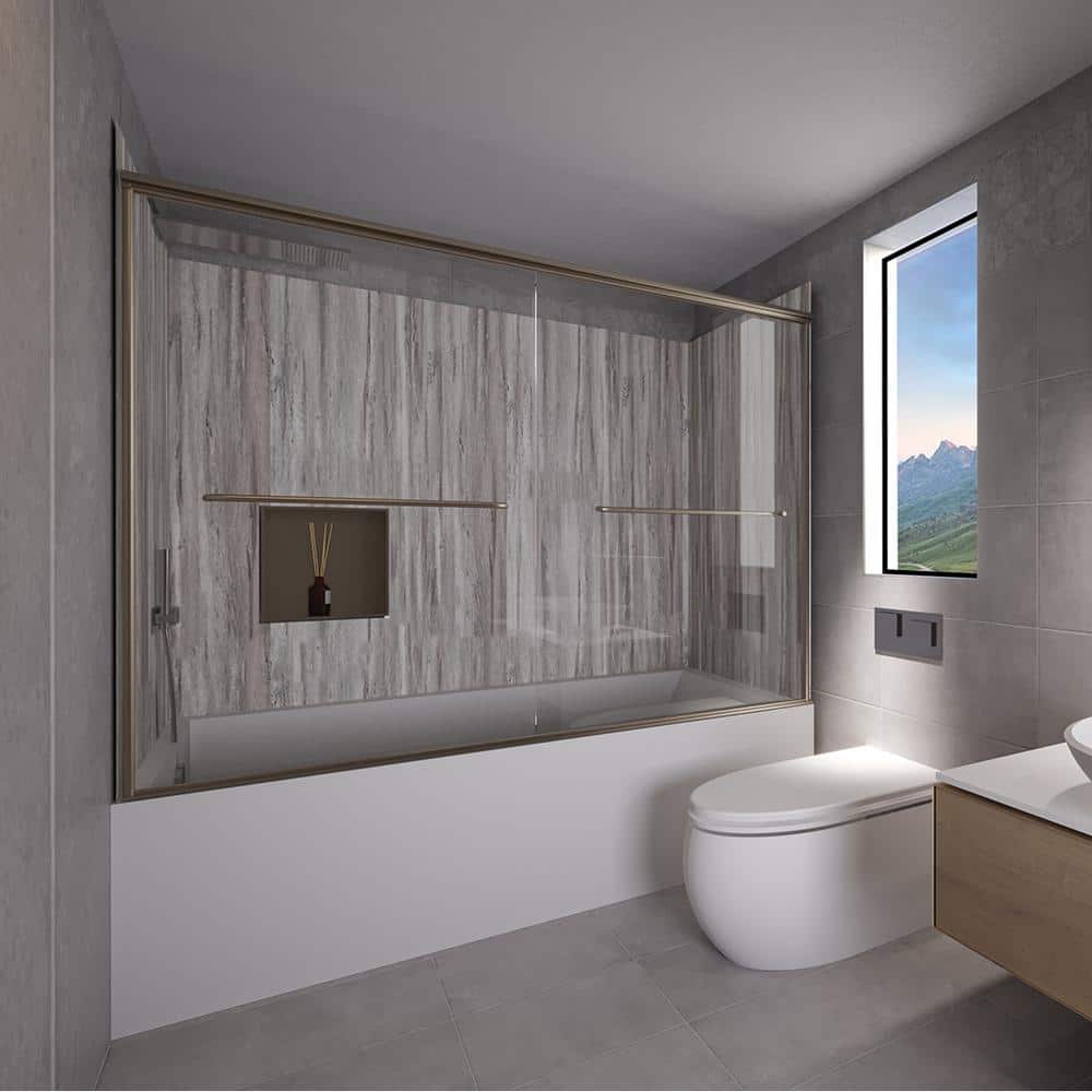 Reviews for NuVo Driftwood-Rainier 60 in. L x 36 in. W x 83 in. H ...