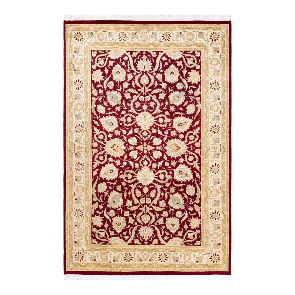 Solo Rugs Mogul One-of-a-Kind Traditional Red 4 ft. 2 in. x 6 ft. 3 in ...