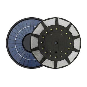 Solar Powered Flag Pole LED Light for 15-25 ft. From Dusk to Dawn ...