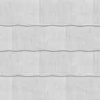 GAF WeatherSide Purity Wavy 12 in. x 24 in. Fiber-Cement Siding Shingle ...