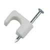 Gardner Bender 1/4 in. White Polyethylene Coaxial Staples (25-Pack) PSW ...