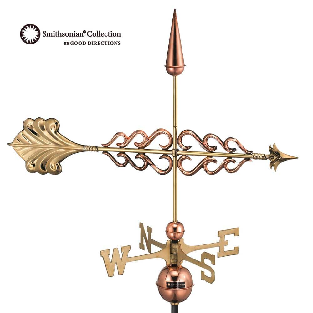 Good Directions Smithsonian Arrow Weathervane - Pure Copper 954P - The ...