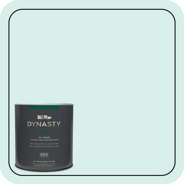 BEHR DYNASTY 1 qt. #M450-1 Dew Pointe Semi-Gloss Exterior Stain ...