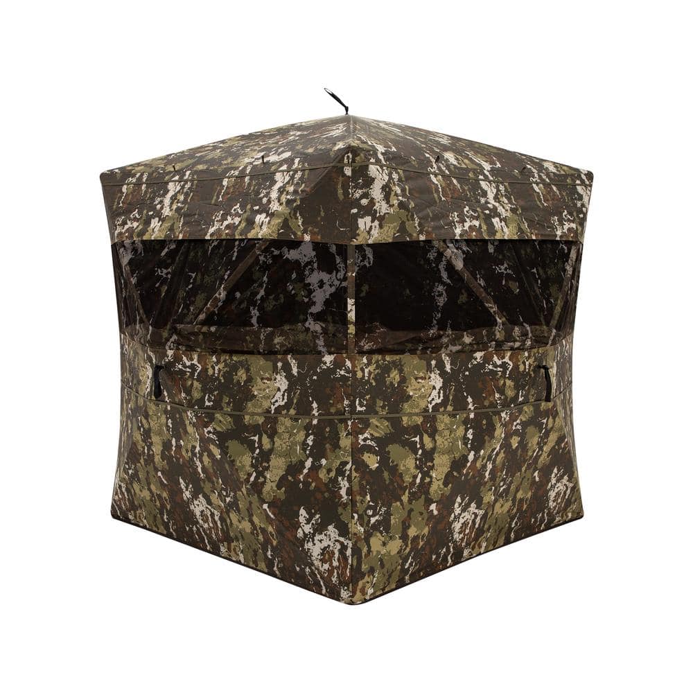 Barronett Blinds Ace 250 Portable Hunting Blind, Pop-Up Hub Blind, Panoramic Shooting Windows ...