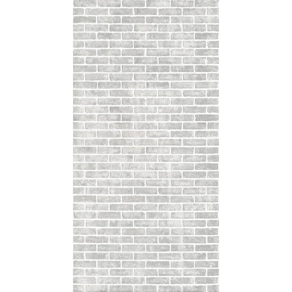 Alpine White Embossed Brick Hardboard 1/4 in. x 48 in. x 96 in ...