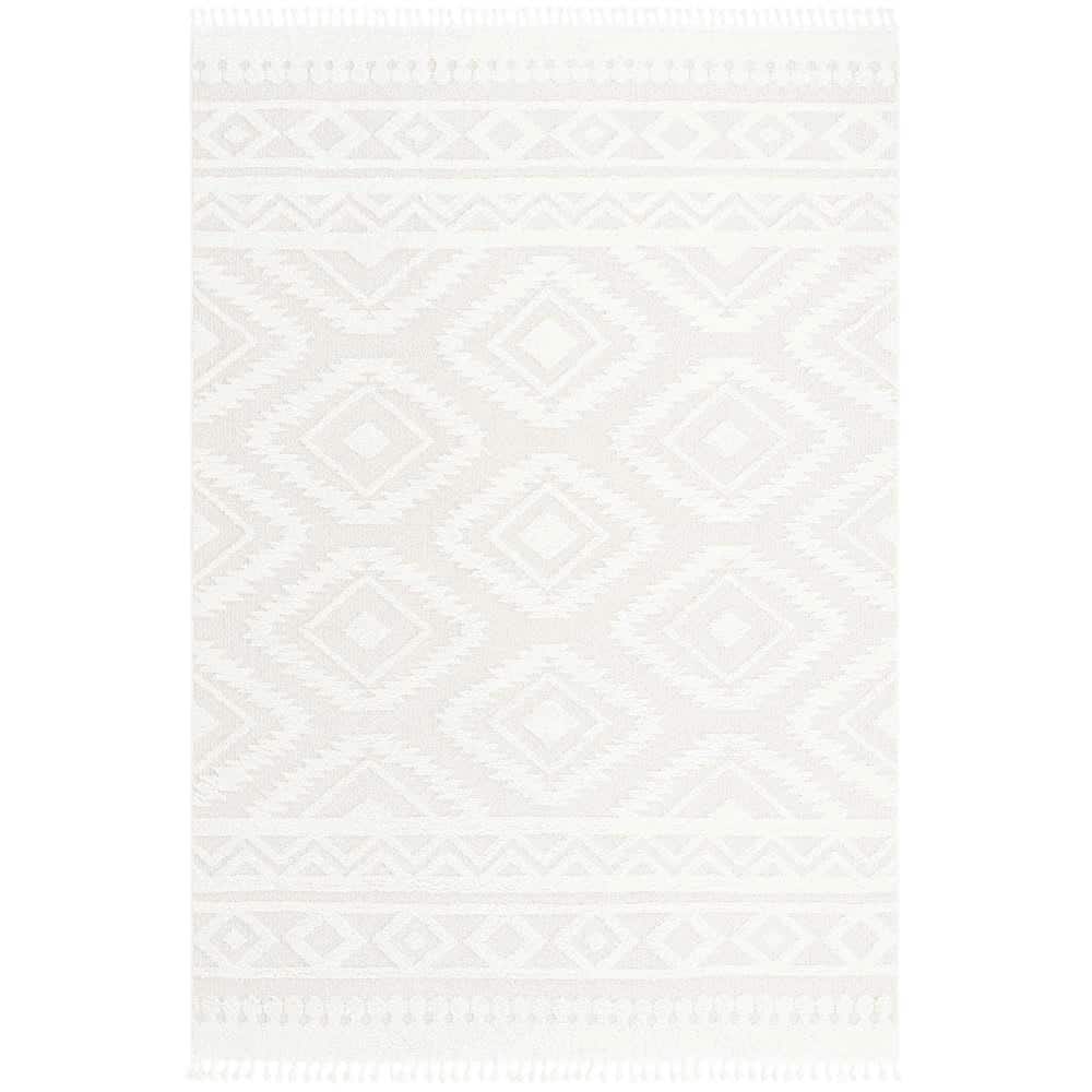 Unique Loom Boho Gigi Ivory 10 ft. x 14 ft. 1 in. Area Rug 3188656 ...