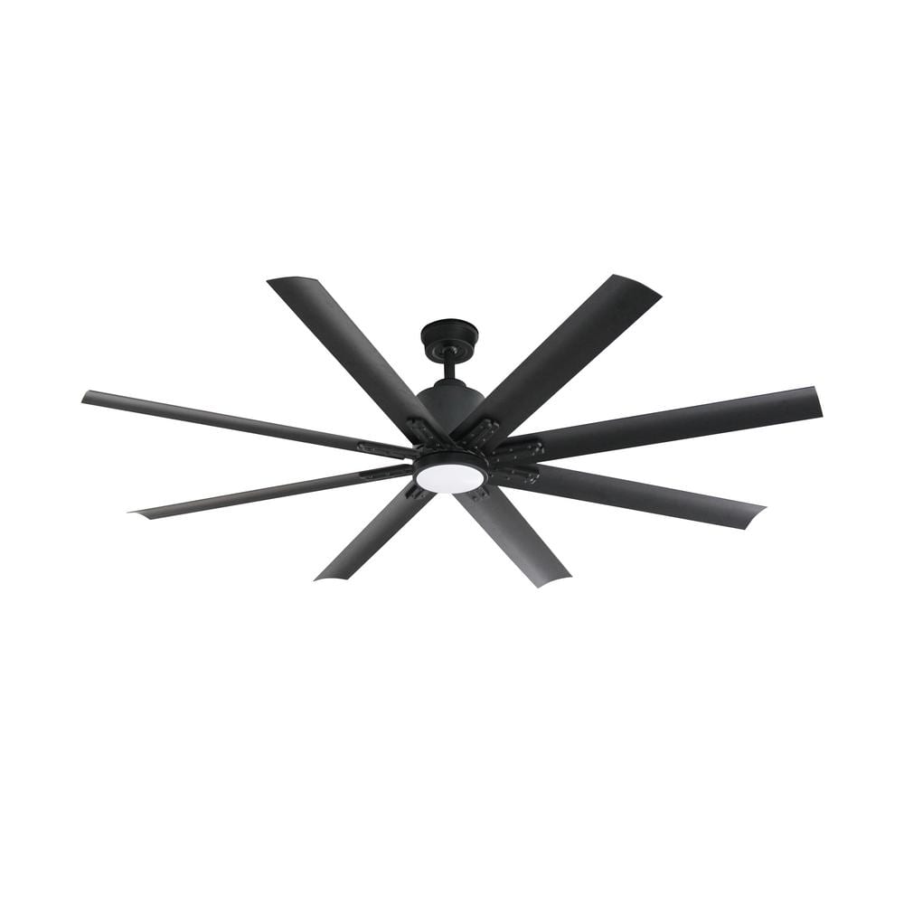 BLUE MOUNTAIN FANS Octane 68 in. Indoor/Outdoor Black Ceiling Fan 26801 ...
