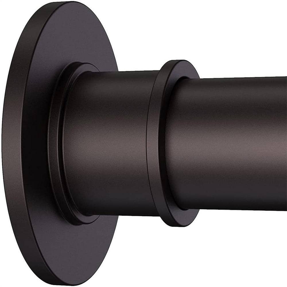 Cubilan 43 in. Tension Mounted Stainless Steel Adjustable Heavy Duty ...