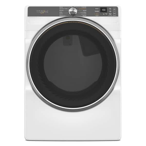 Whirlpool 7.4 cu. ft. vented Front Load Gas Dryer in White with Steam ...