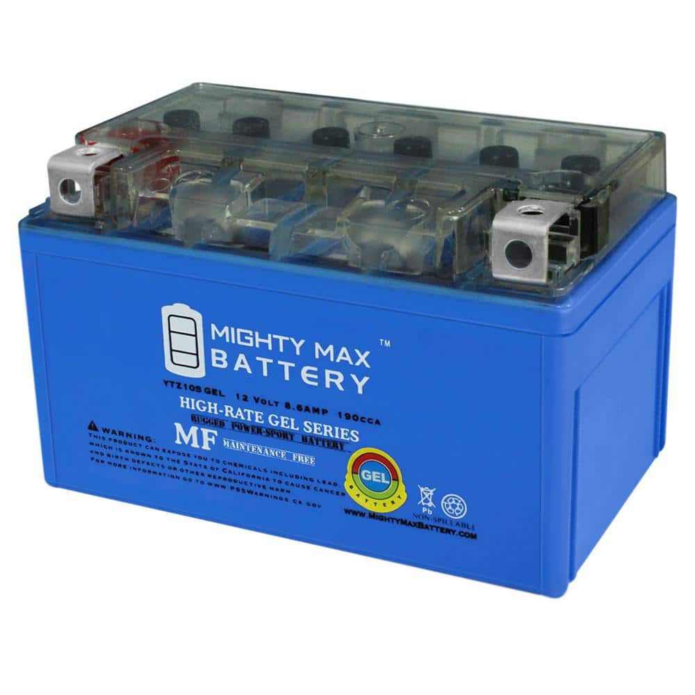 MIGHTY MAX BATTERY 12-Volt 8.6AH 190CCA GEL Battery for Yamaha YZF-R6 ...