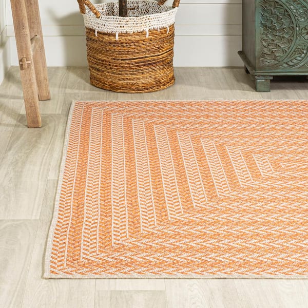 Orange Chevron Carpets