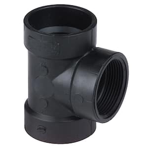 NIBCO 1-1/2 in. ABS DWV 22-1/2-Degree Spigot x Hub Elbow-C58082HD112 ...