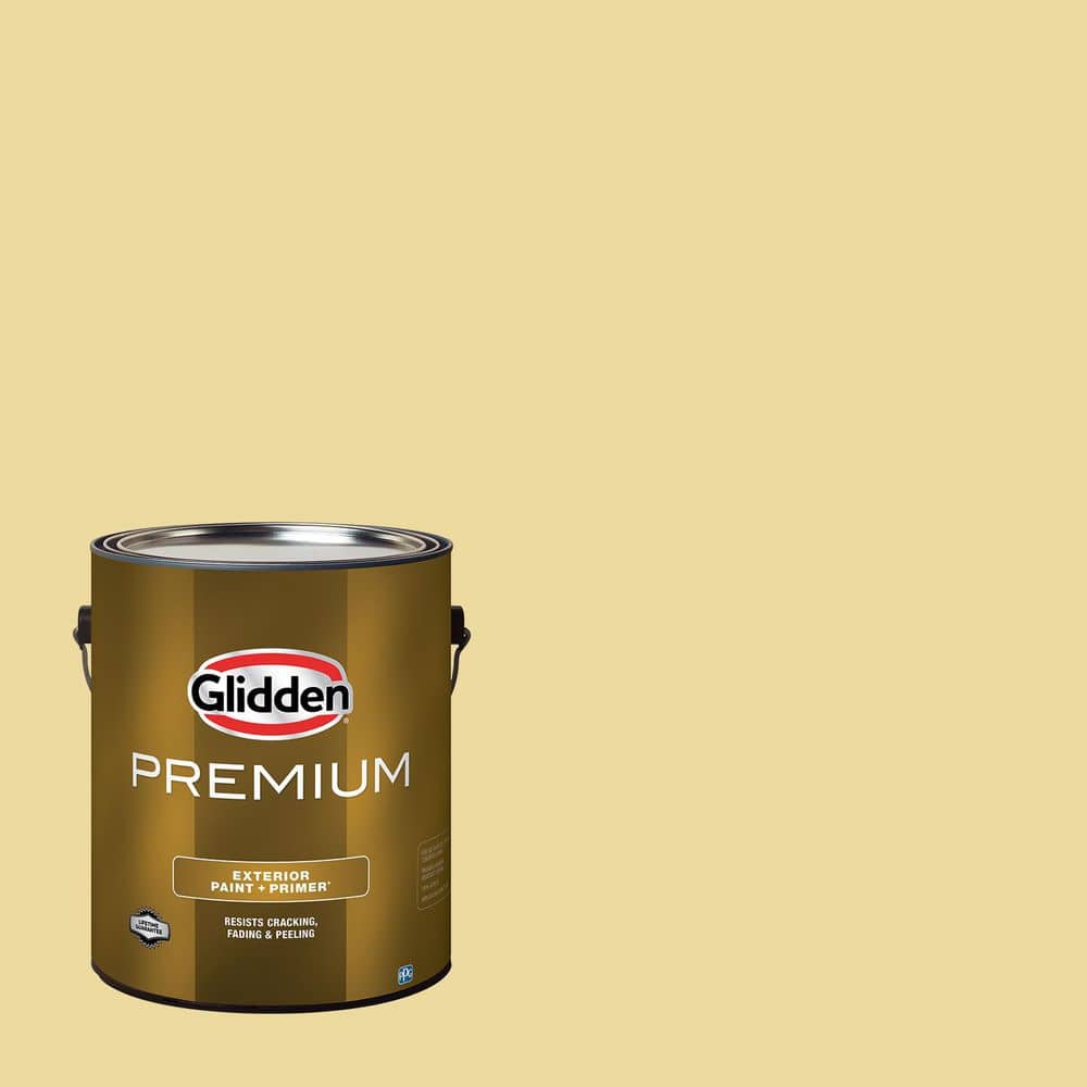 Glidden Premium 1 gal. PPG1107-4 Demeter Semi-Gloss Exterior Paint ...