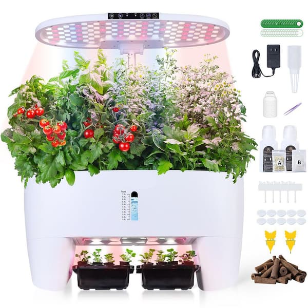 .N/A 13 Pods Indoor Hydroponic Garden Planter with 5L Water Tank and ...