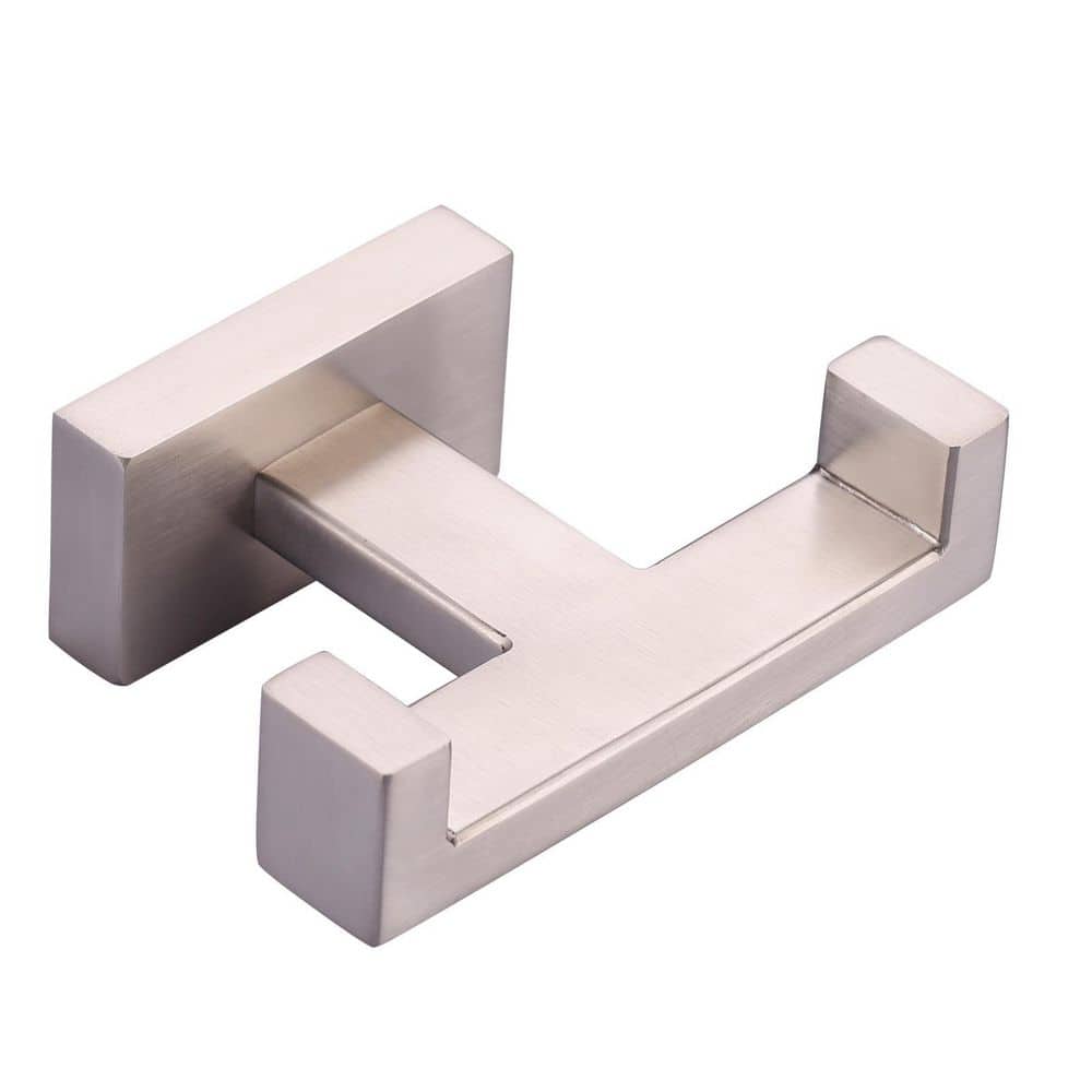 AVITAS Wall Mounted J-Hook Double Robe/Towel Hook Bath Hardware ...