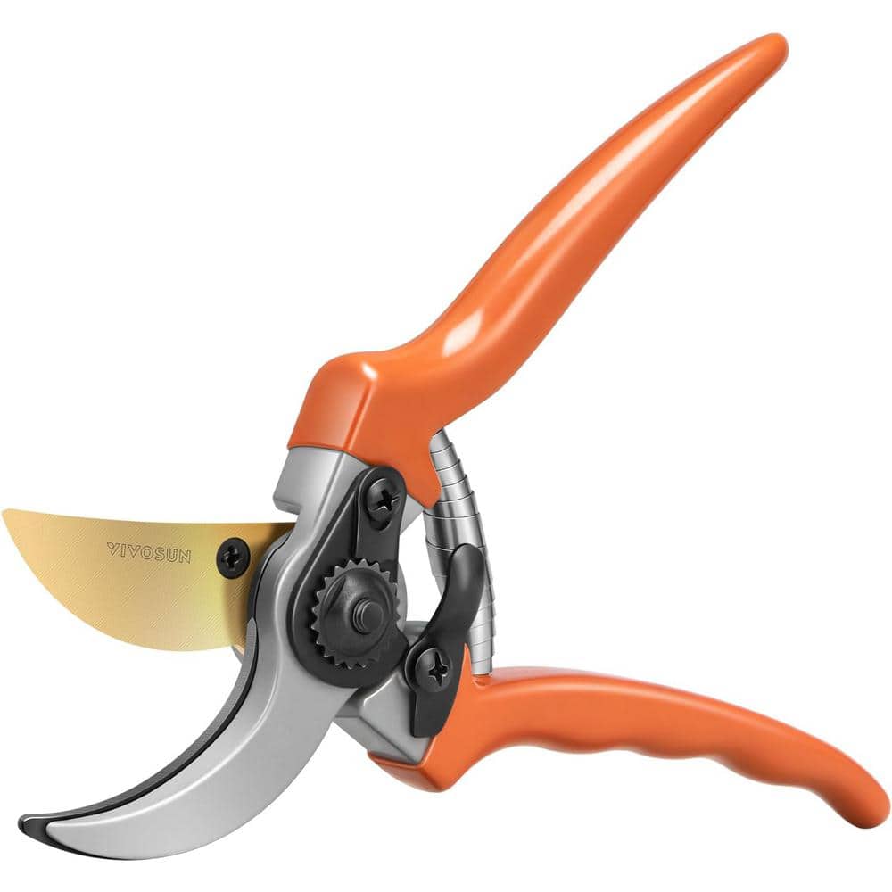 VIVOSUN 1.6 in. Pruning Shears with Bypass 3/4 in. Cut Capacity SK5 ...