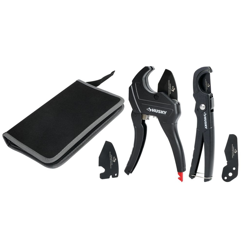 Husky HUSKY 4-PIECE CUTTING KIT W/POUCH 00159 - The Home Depot