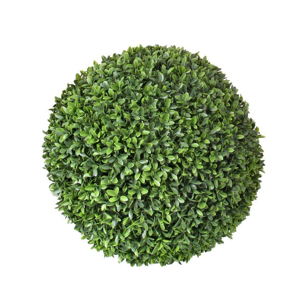 Regency International 16 in. Green Artificial Outdoor American Boxwood ...