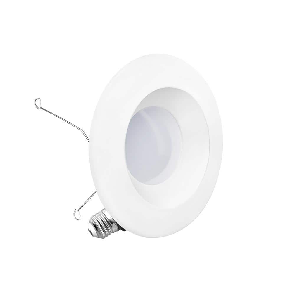 InfiBrite 6 in. 3000K Integrated LED Warm White Retrofit Recessed Trim ...