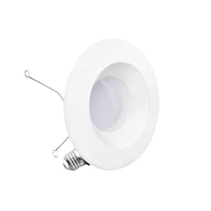 InfiBrite 6 in. 3000K Integrated LED Warm White Retrofit Recessed Trim ...