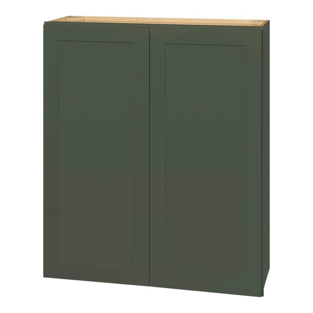 Hampton Bay Avondale 36 in. W x 12 in. D x 42 in. H Ready to Assemble Plywood Shaker Wall ...
