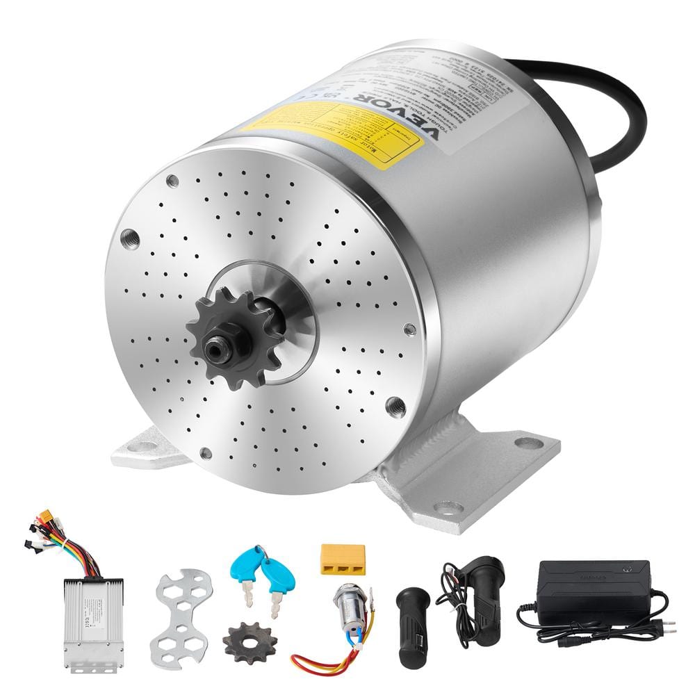 VEVOR 500-Watt Electric Brushless DC Motor Kit-36V 3000rpm Motor with ...