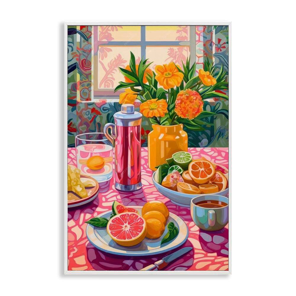 Stupell Industries Summer Table Spread by LSR Design Studio White ...
