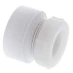 NIBCO 1-1/2 in. x 1-1/4 in. PVC DWV Hub x Slip-Joint Trap Adapter ...