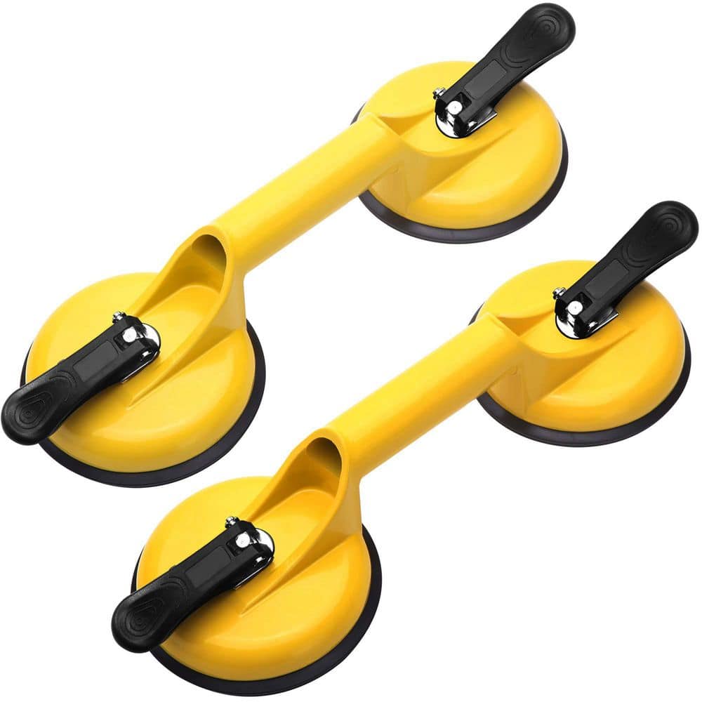 4.7 in. Floor Suction Cups with Aluminum Handle 200 lbs. Load Capacity ...