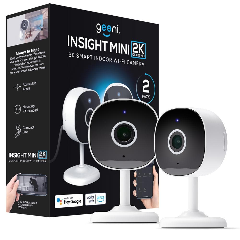 Geeni Insight Smart Security Camera for Home - 2K Quad HD, Wi-Fi ...