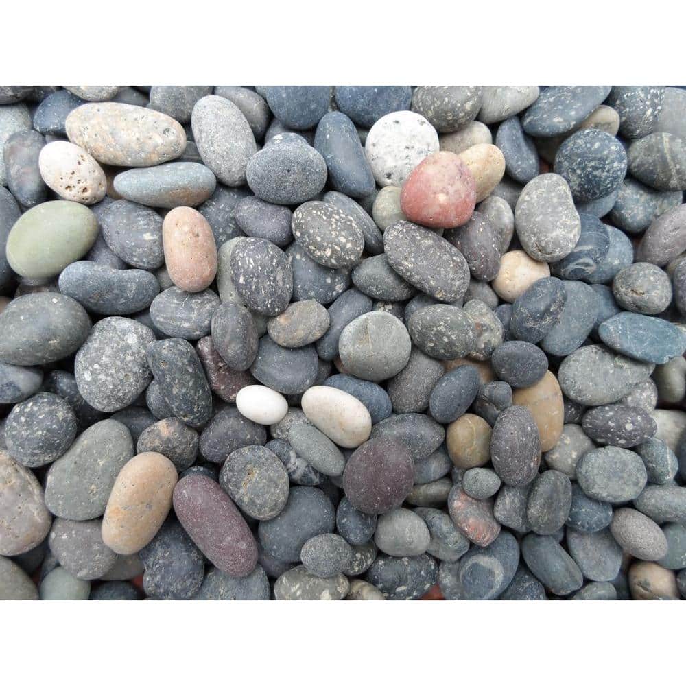 Butler Arts 3/8 in. to 5/8 in. Mixed Mexican Beach Pebble (2200 lb ...