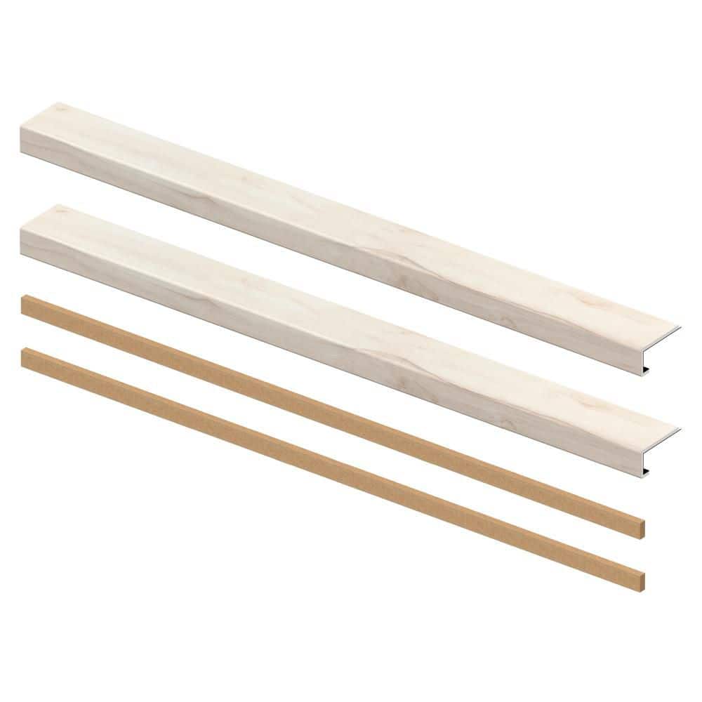 VERSATRIM Navarra 6.5 mm x 46 in. x 4 in. Exact Match Small Square Nose ...
