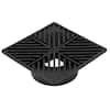 NDS 6 in. Plastic Square Drainage Grate in Black 4 - The Home Depot