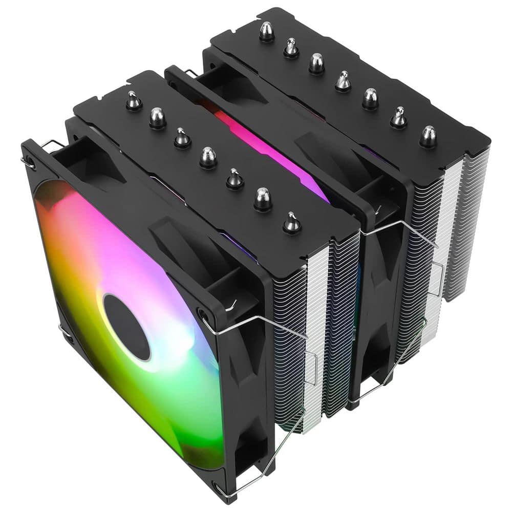 YICHUHAOXI Phantom Spirit120 SE ARGB CPU Air Cooler 7 Heat Pipes Dual ...