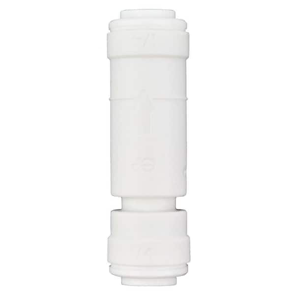 John Guest 1/4 in. Polypropylene Push-to-Connect Check Valve (10-Pack ...