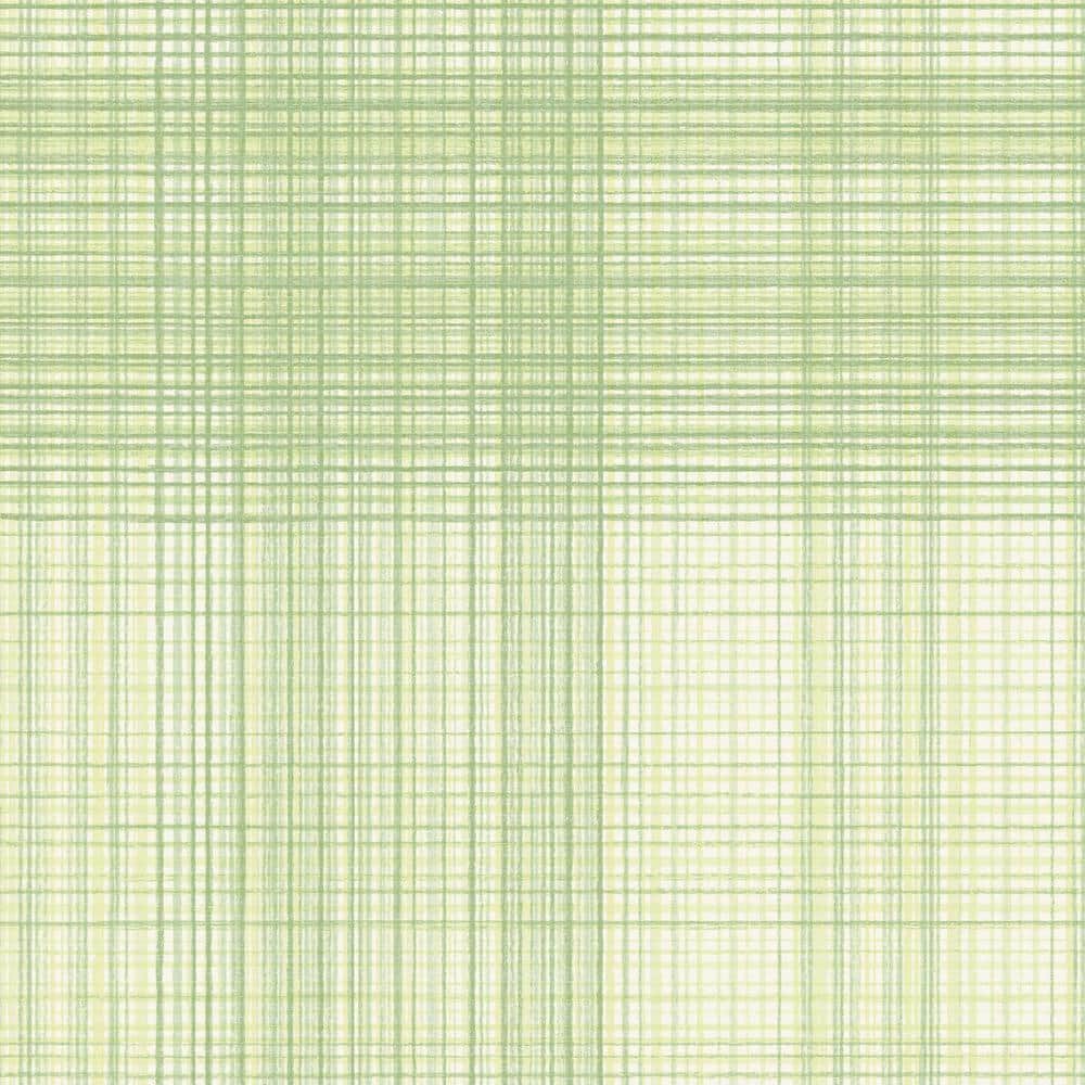 Pastel Green Plaid Background
