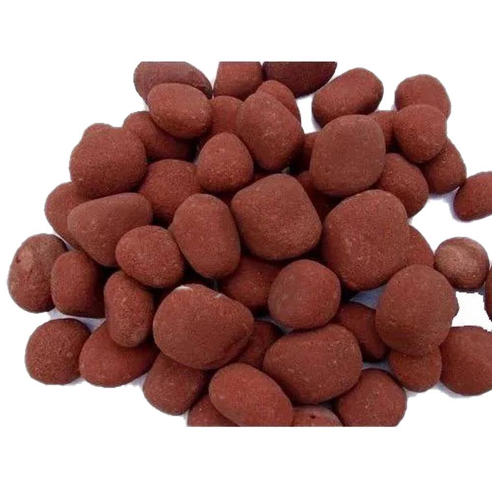 Ashman Online 2-3 in. Large Premium Red Stones Solar 30 lbs. - Pack for ...