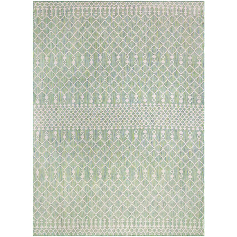Reviews for Nourison Positano Blue Green 8 ft. x 10 ft. Moroccan ...