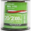 Southwire 100 ft. 20/2 Twisted CU Bell Wire 56750023 - The Home Depot