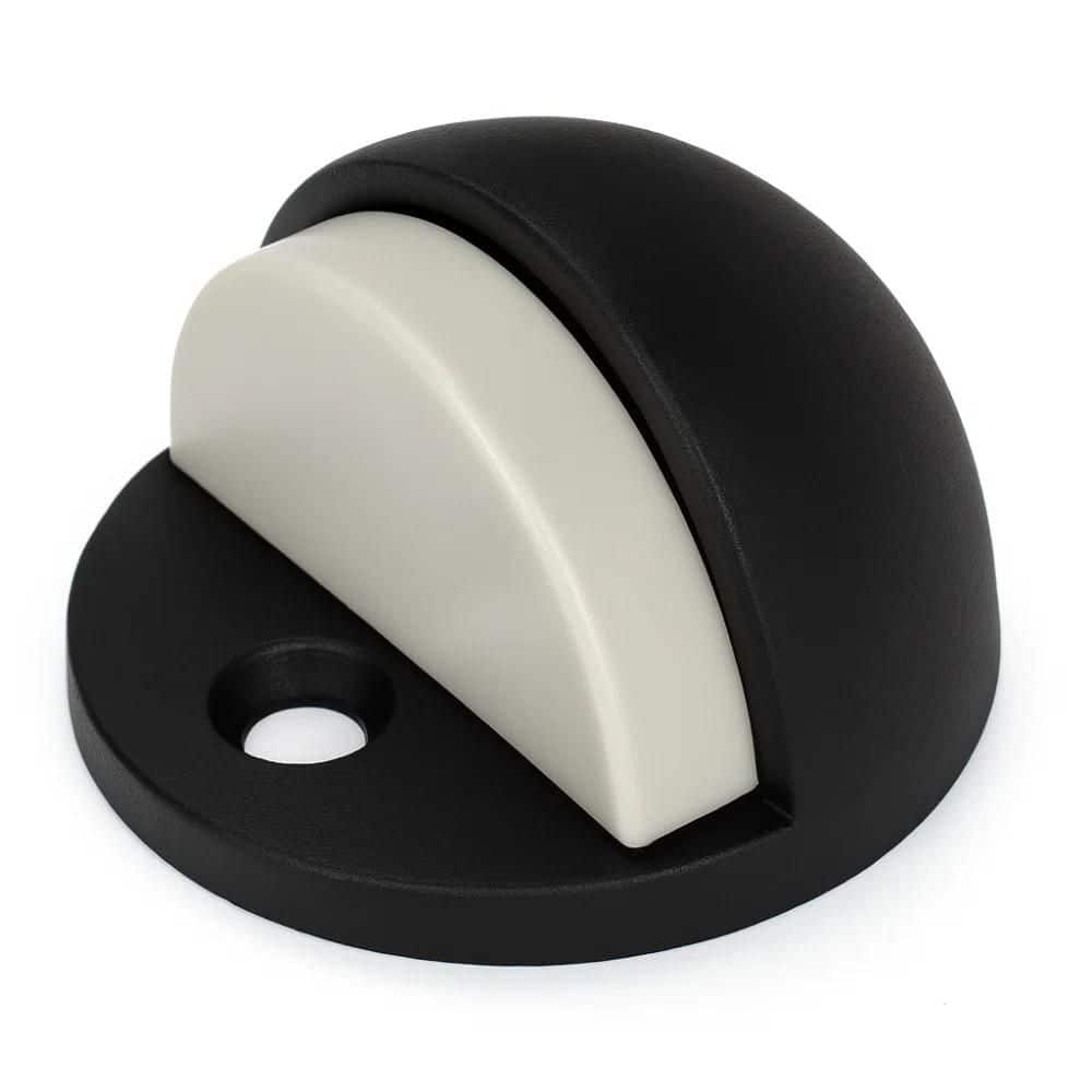 Taco Black High Dome Floor Mounted Door Stop GH-DS438-BLK - The Home Depot