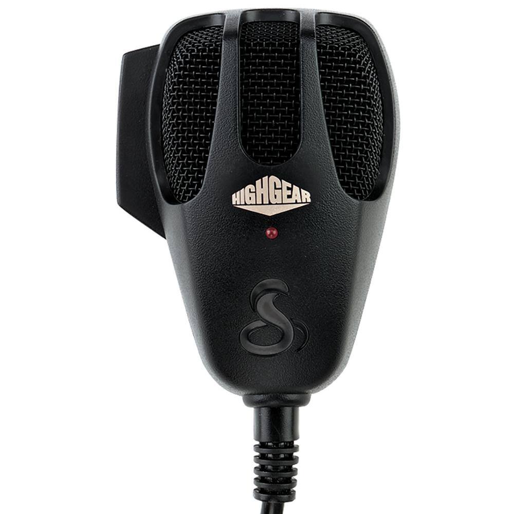 Cobra 4-Pin HighGear Dynamic CB Microphone - Black HGM-73 - The Home Depot