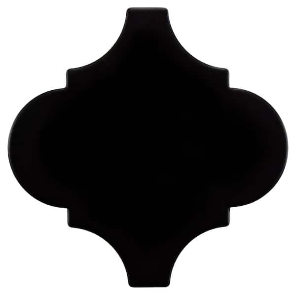 Merola Tile Provenzale Lantern Black 7-7/8 in. x 7-7/8 in. Porcelain ...