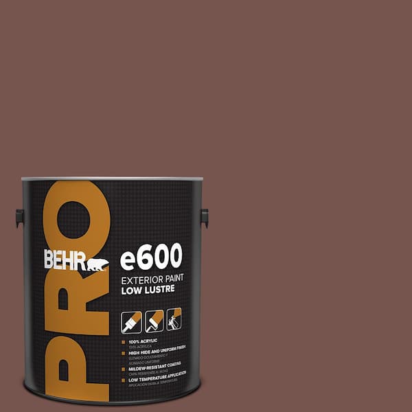 BEHR PRO 1 gal. #PPU2-20 Oxblood Low Luster Exterior Paint PR62301 ...