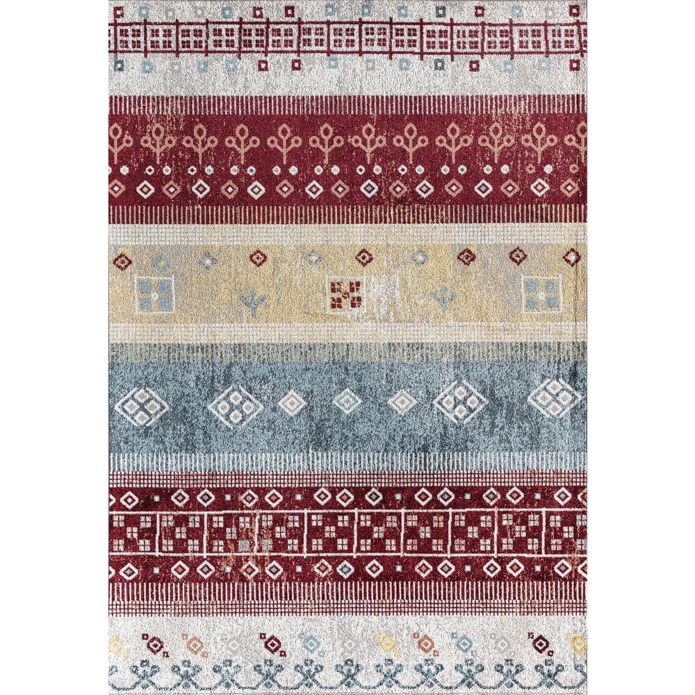 Rugs America Cape Patchwork 2 ft. x 8 ft. Indoor Area Rug RA31666 - The ...