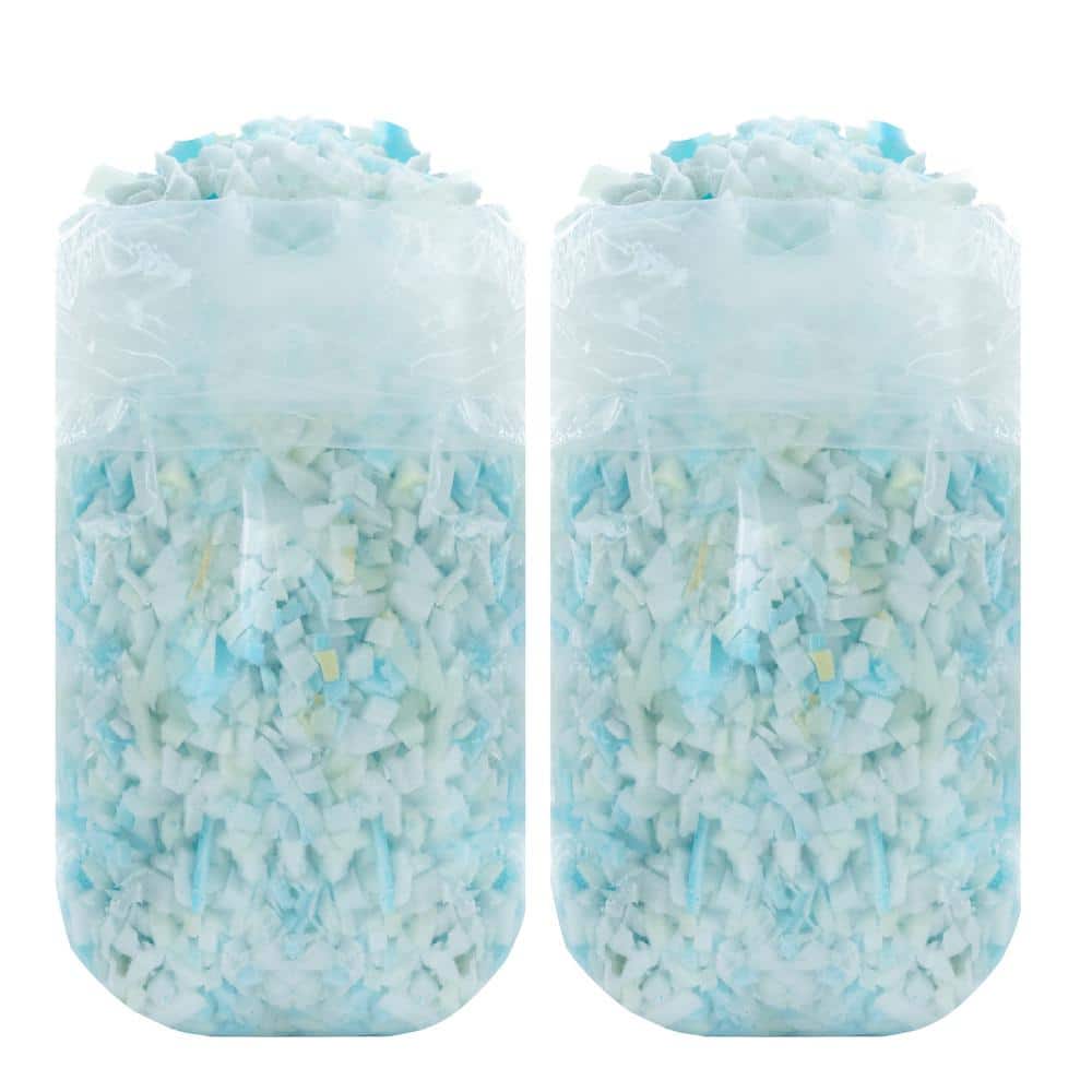 Wellco 10 lbs. Shredded Memory Foam Filling for Bean Bag Filler, Pillow ...
